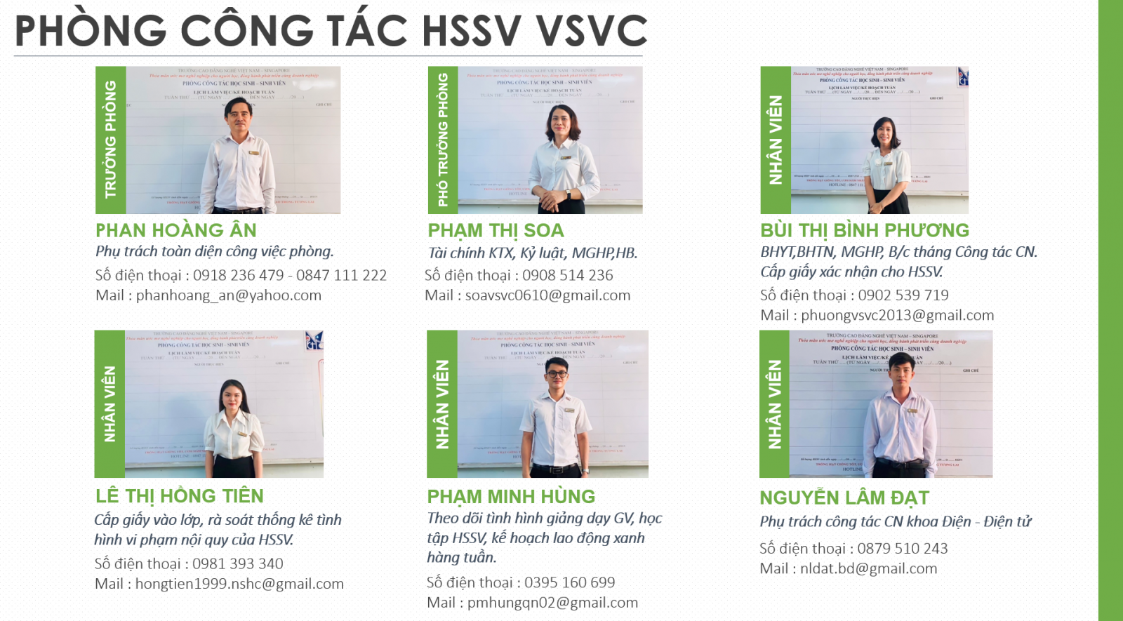 Phòng Công tác HSSV